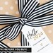 Hello 2024 Editable Gift Tags Printable Gift Tags Minimalist Happy New ...