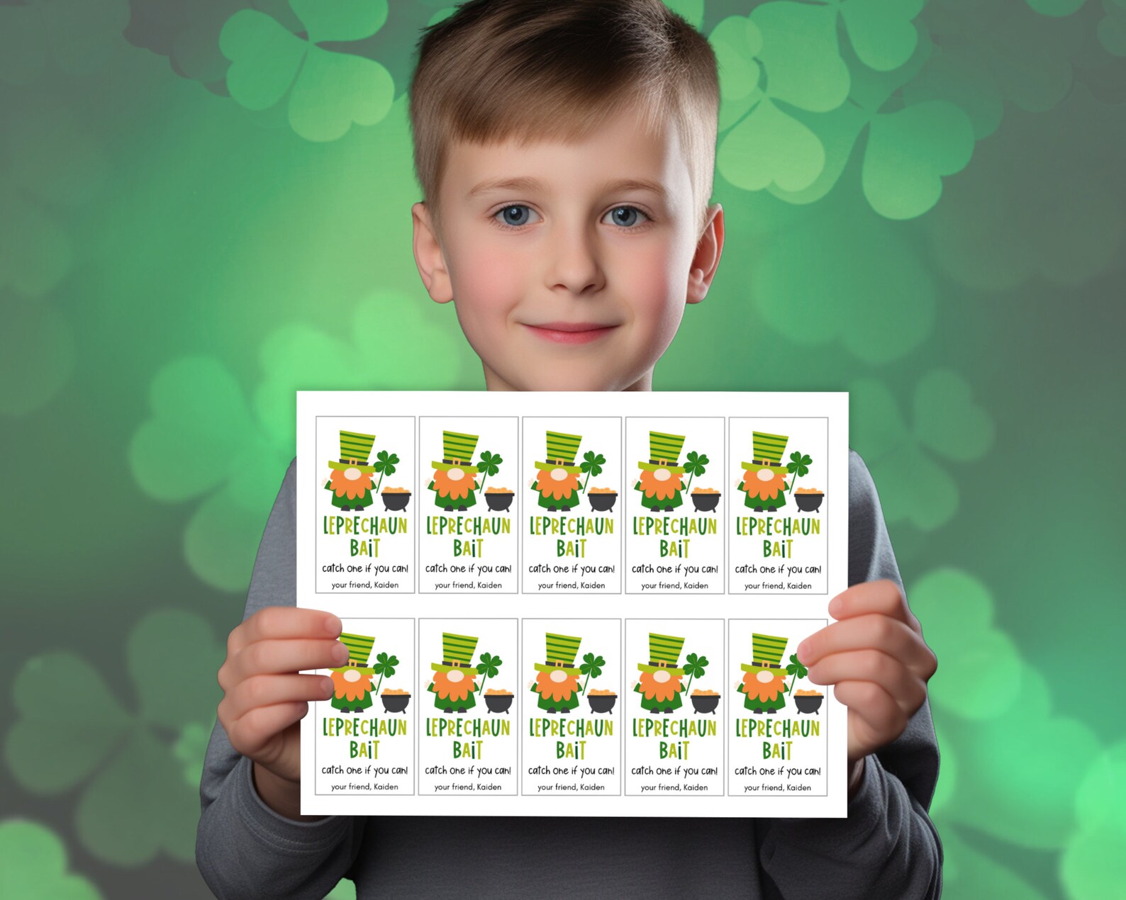 Leprechaun Bait - St Patricks Day Printable - Kids St Patricks Day ...