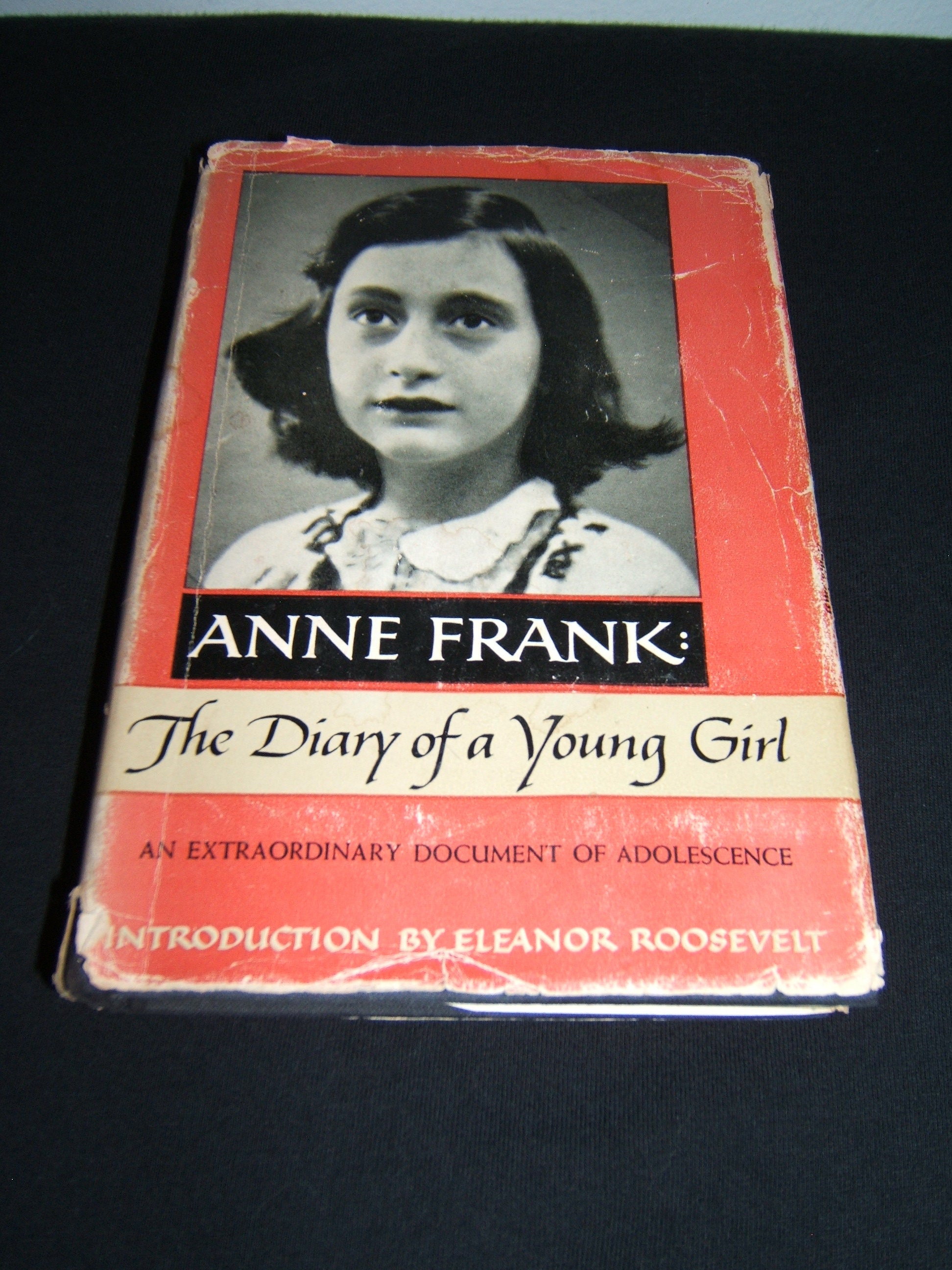 The Diary of a Young Girl Anne Frank 1952 US Edition Doubleday Eleanor ...