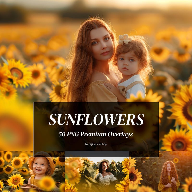 Sunflower on a Grass Field - Etsy