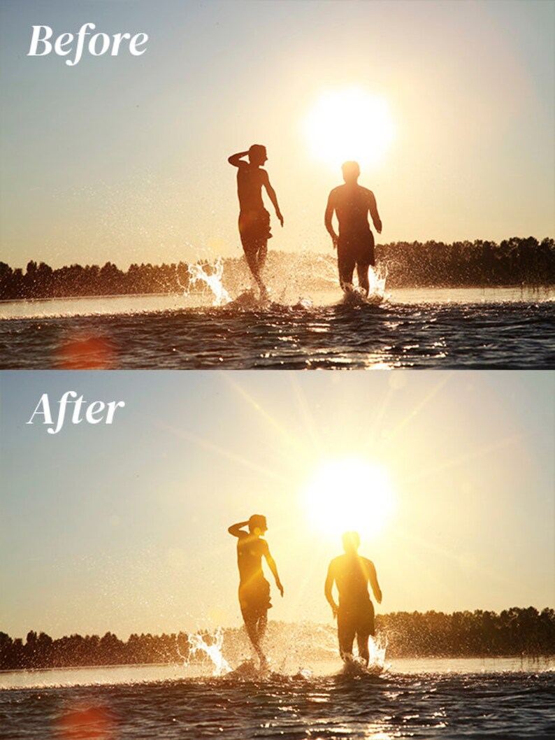 60 JPG Realistic Sunlight Natural Sunlight Overlay Photoshop Rainbow ...