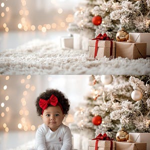 40 Christmas Bokeh Studio Digital Background Overlays Cozy Winter ...