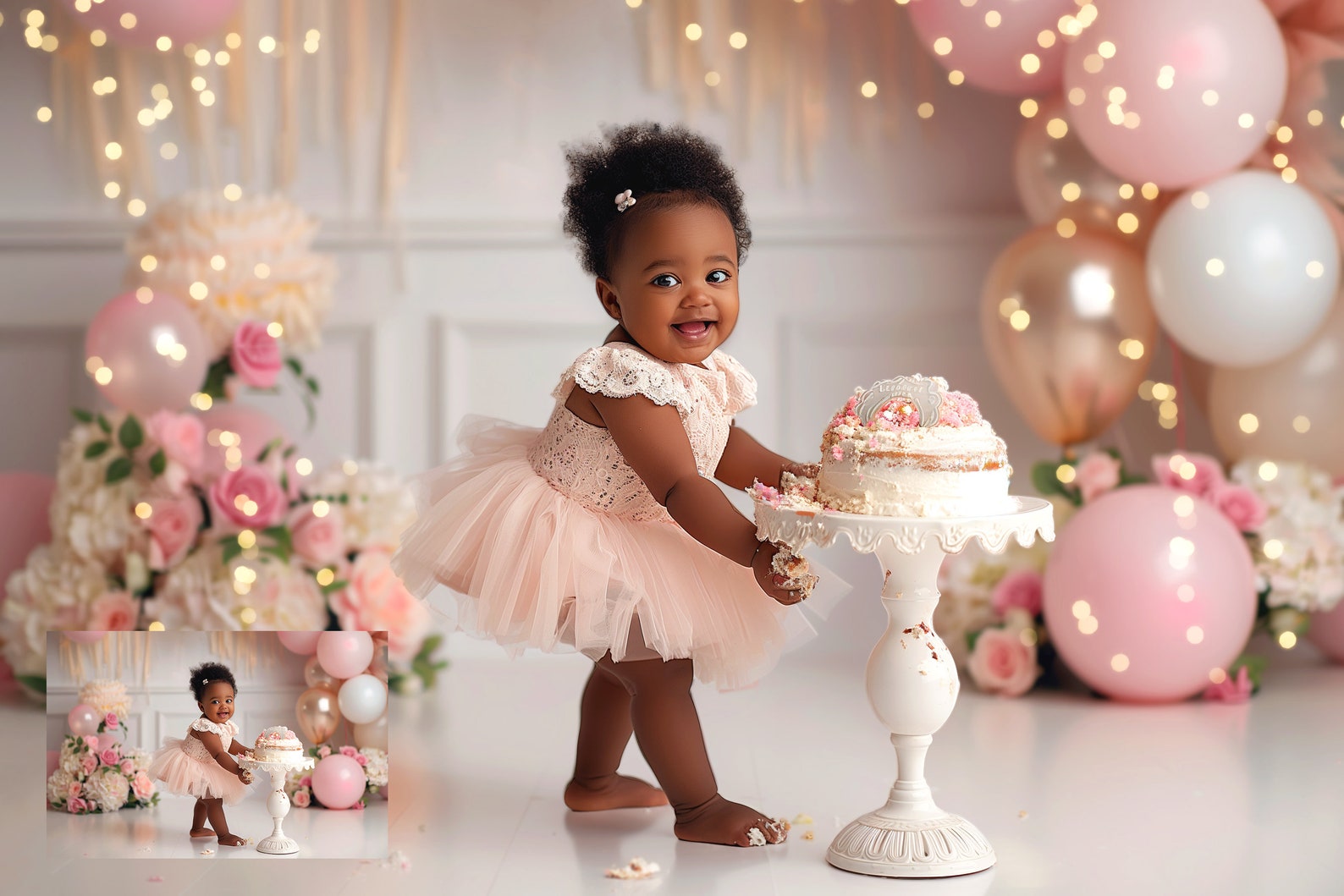 35 Twinkle Light Cake Smash Light Overlays Fairy Light Overlay for ...