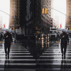 100 REALISTIC RAIN Digital Overlays Falling Rain Textures for Photoshop ...