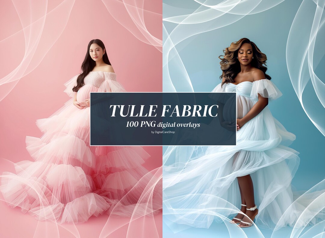 100 Fabric Tulle Overlays Flying Tulle Translucent Veil Overlays ...