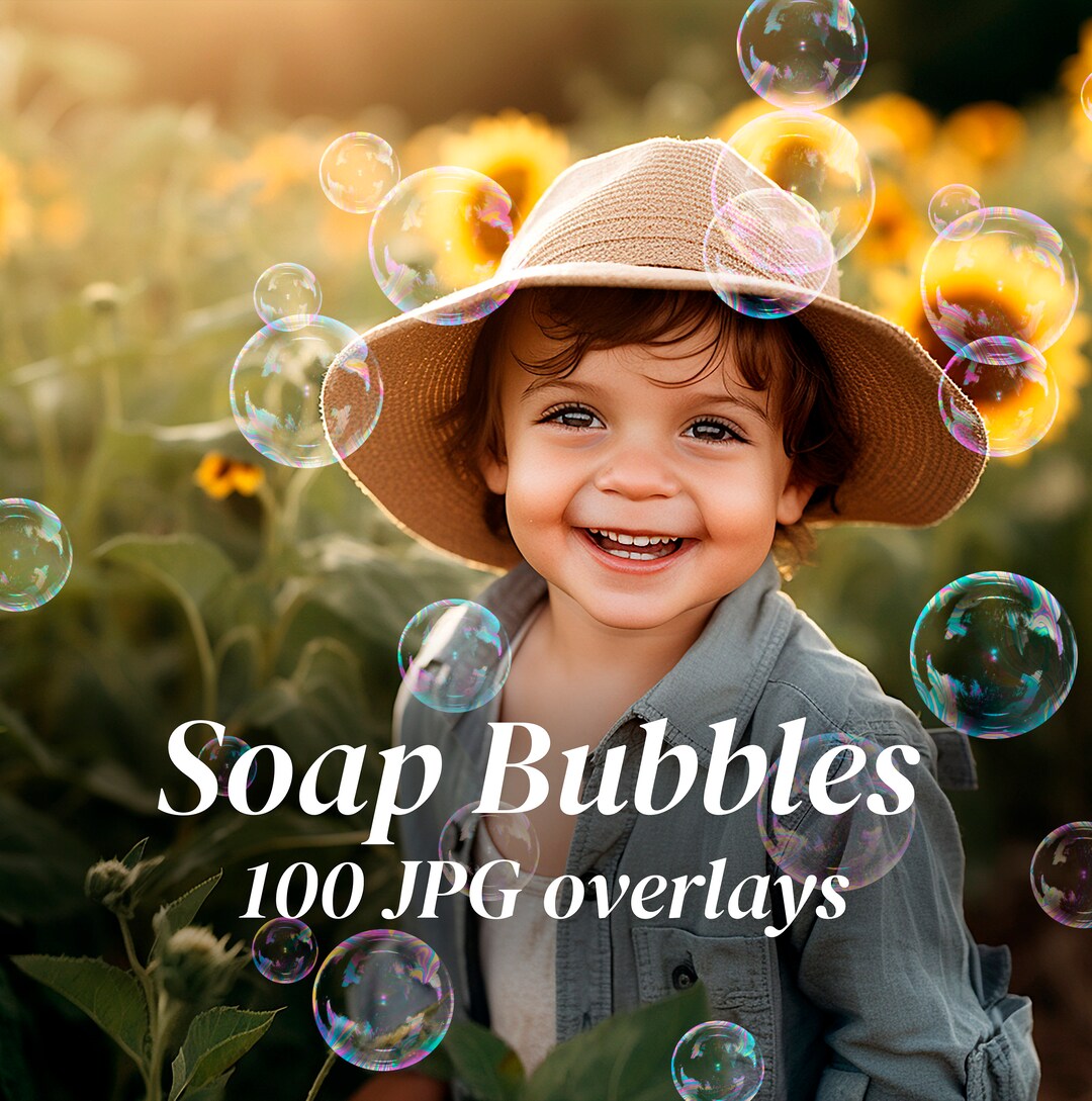 100 Realistic Soap Bubbles Overlays Floating Bubbles Soap Bubbles ...