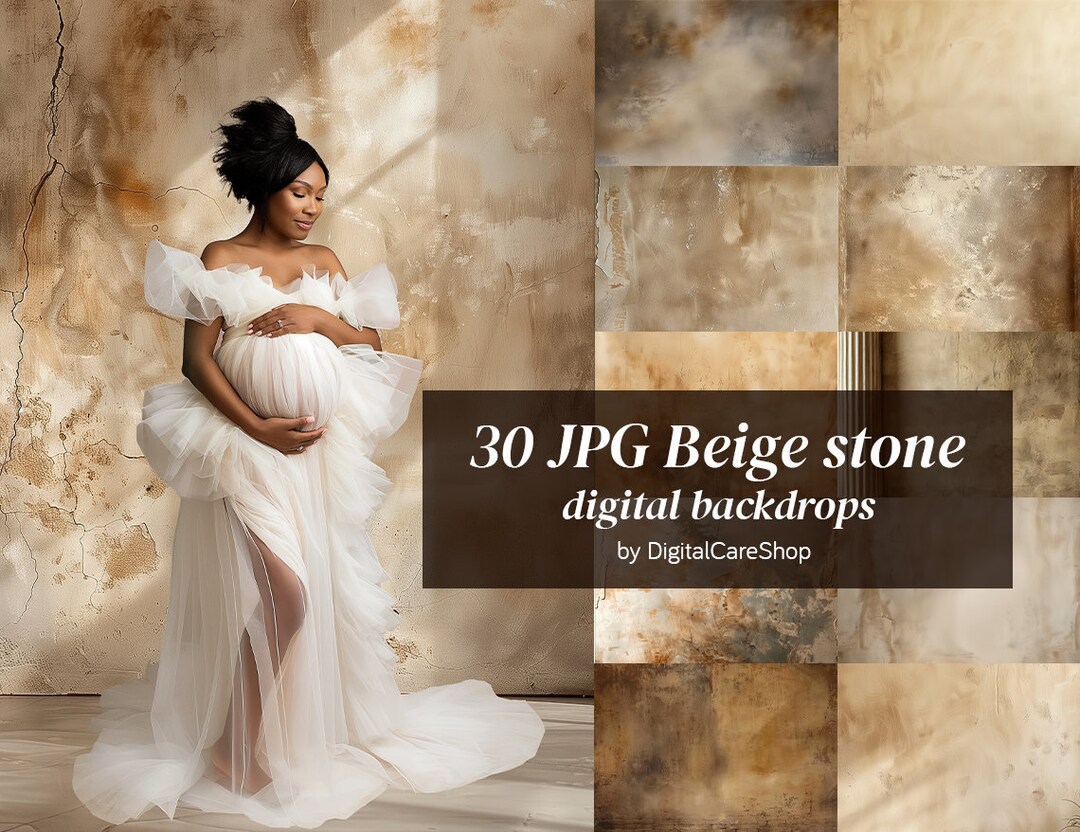 30 Beige Backdrops Old Master Beige Stone Maternity Backdrop Grunge ...