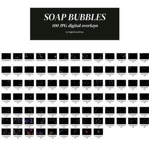 100 Realistic Soap Bubbles Overlays Floating Bubbles Soap Bubbles ...