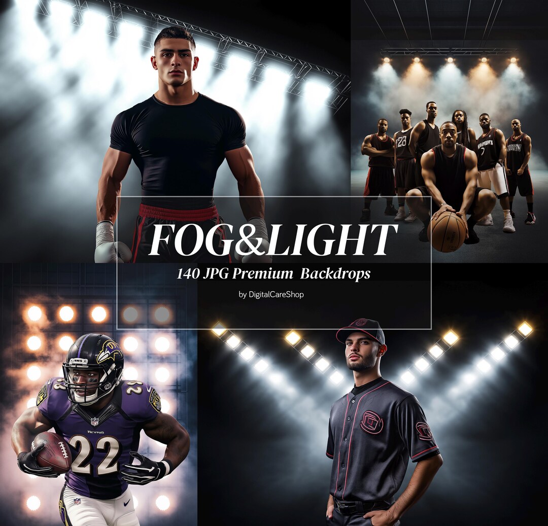 140 Spotlight Backdrops Fog Light Digital Background Sport Backdrop ...