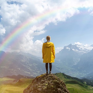 Rainbow Photography Overlays: Realistic Sun Flare Photo Effects (JPG ...