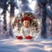 4 Christmas Snow Globe Digital Backdrops Winter Forest Digital ...