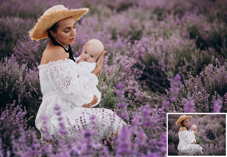 34 LAVENDER FIELD Digital Overlays Shooting Through the Lavender Effect ...