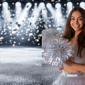Cheer & Dance Digital Backdrops: Glitter Photography Backgrounds ...