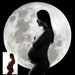 Moon Backdrop Set Digital Backdrops Maternity Backgrounds for ...