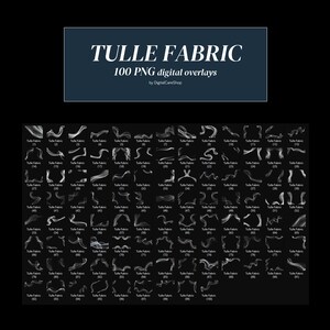 100 Fabric Tulle Overlays Flying Tulle Translucent Veil Overlays ...