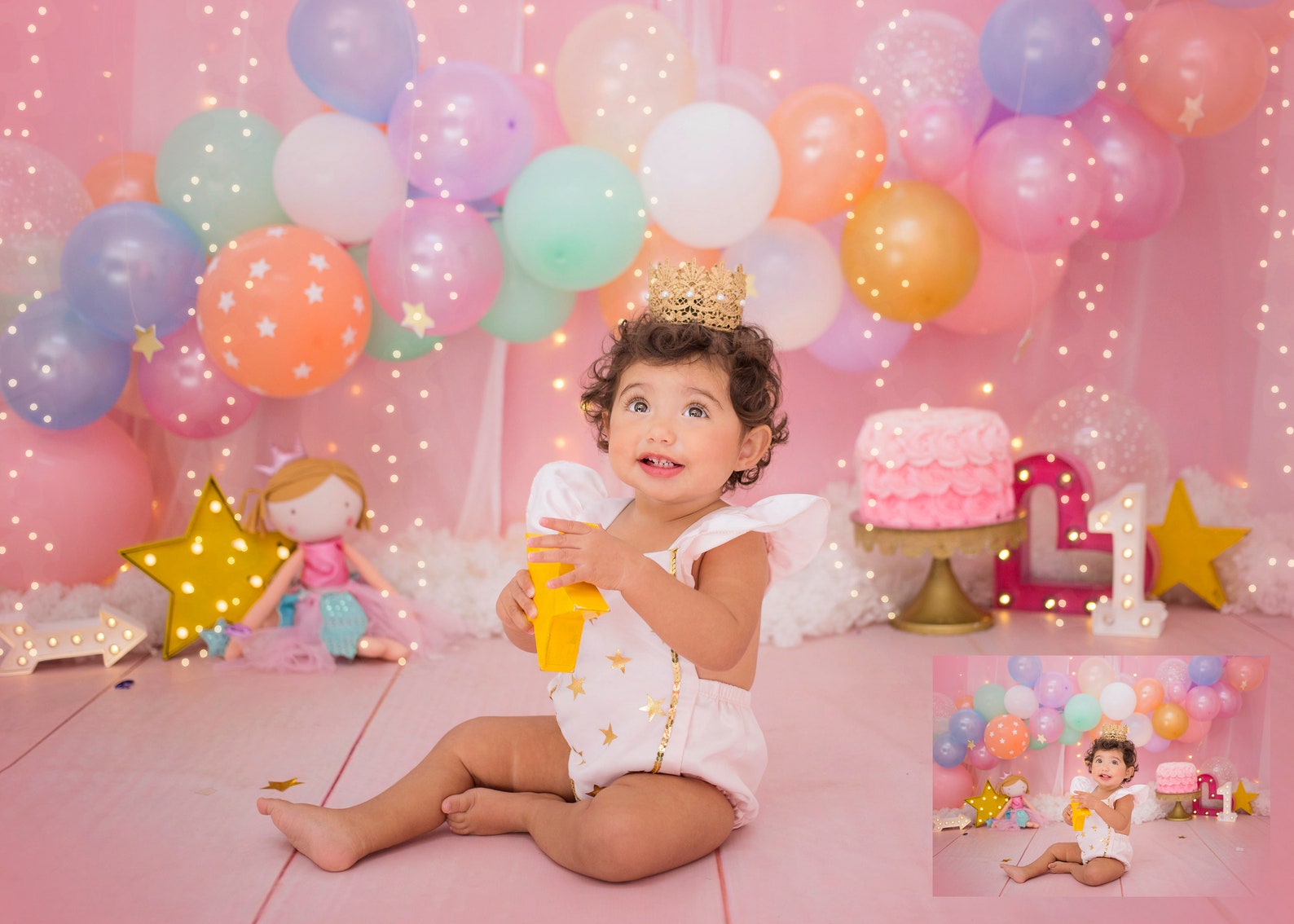 35 Twinkle Light Cake Smash Light Overlays Fairy Light Overlay for ...