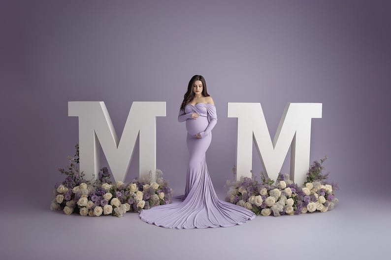 45 Mom Set Digital Backdrops Floral Maternity Backdrop for Photoshop ...
