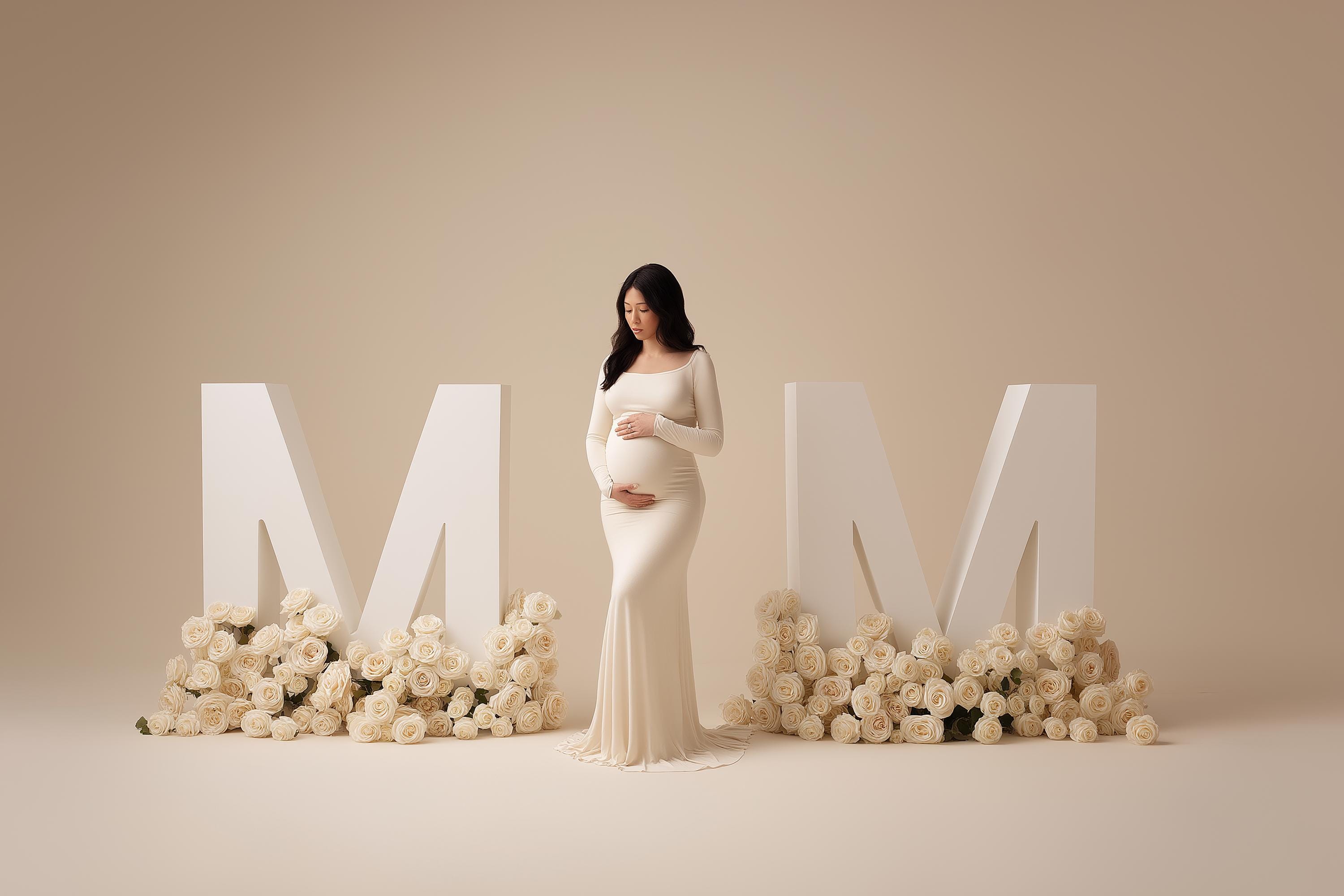 45 Mom Set Digital Backdrops Floral Maternity Backdrop for Photoshop ...