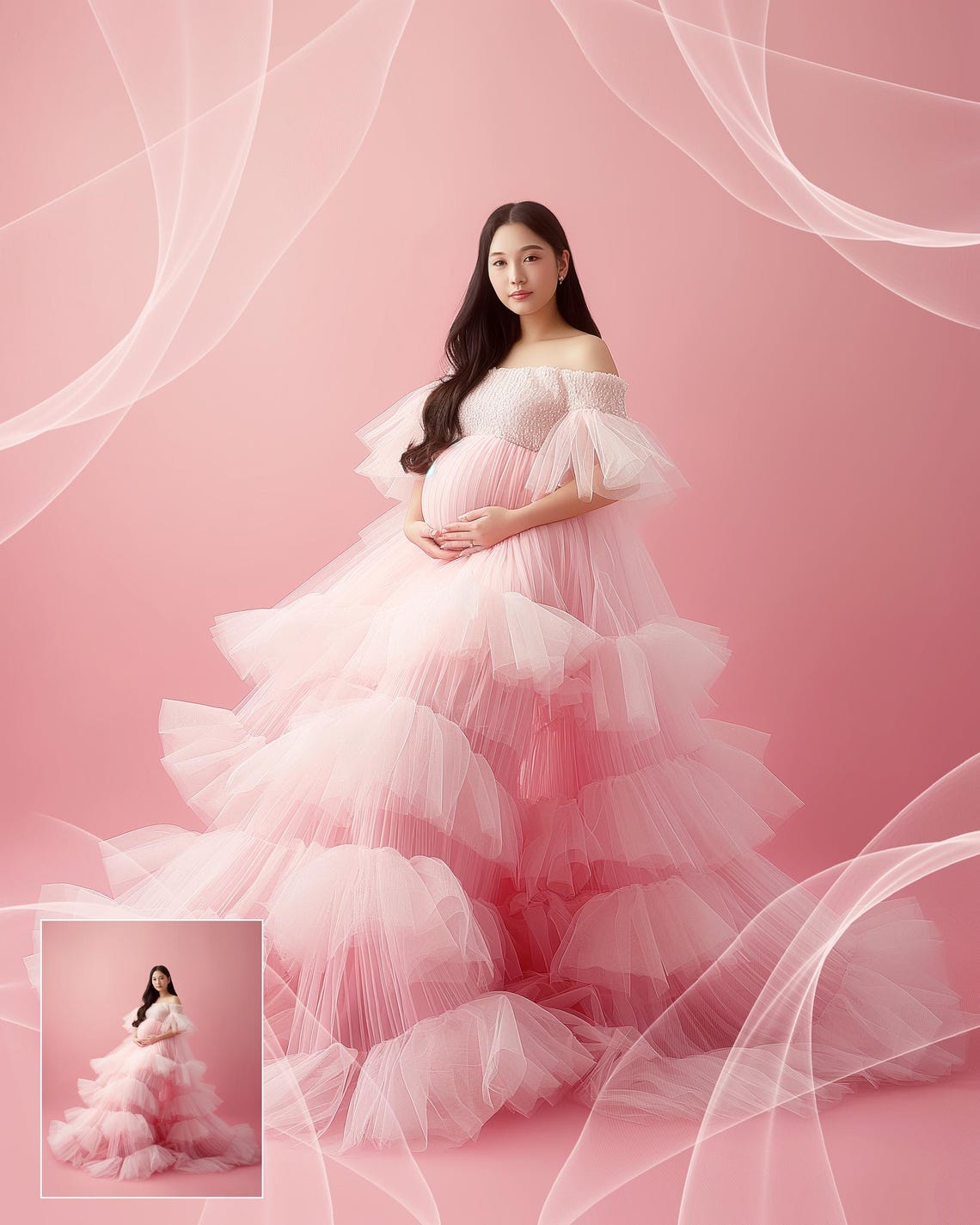 100 Fabric Tulle Overlays Flying Tulle Translucent Veil Overlays ...