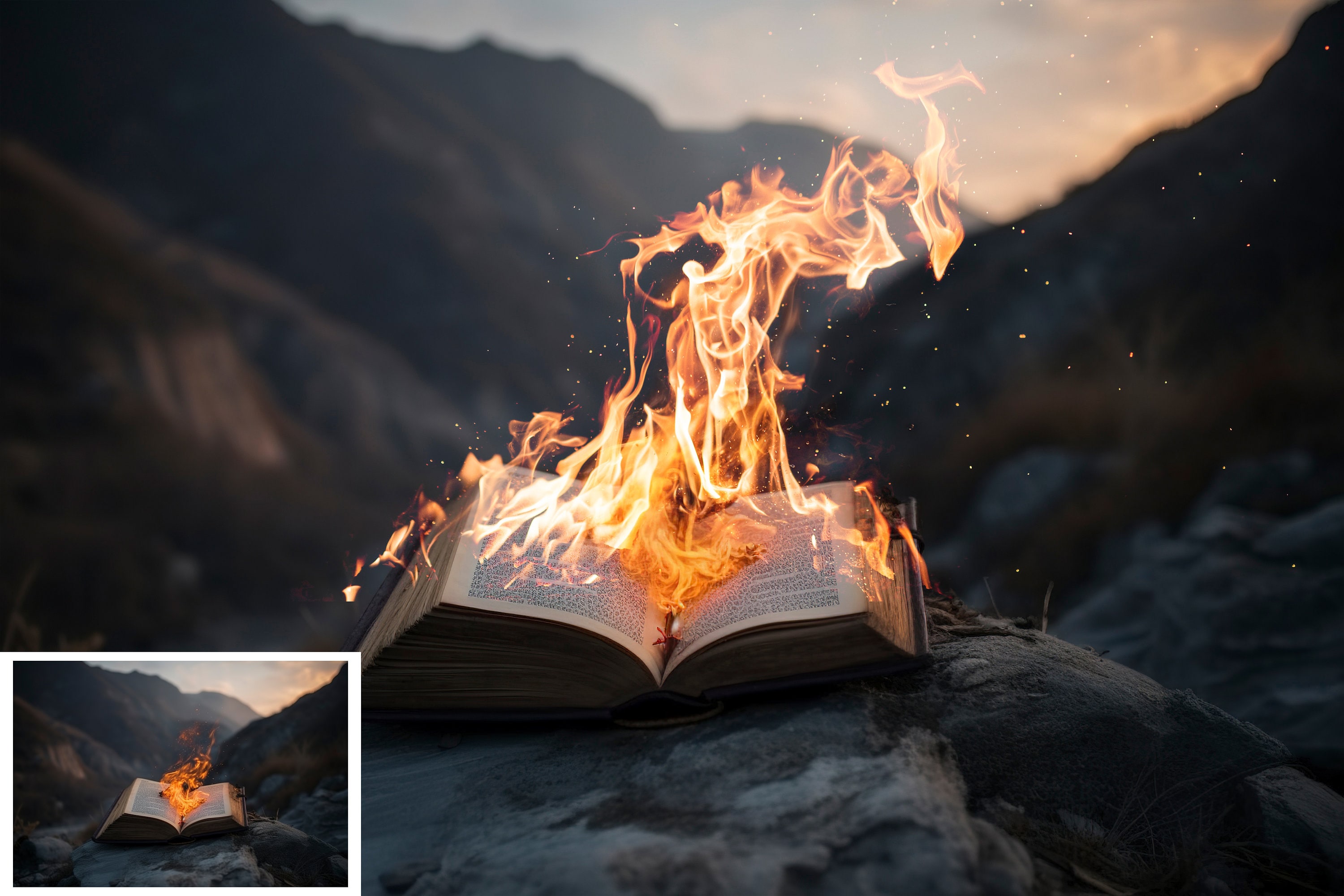 70 Fire Overlays for Photoshop Fire Effect Flame Overlays Realistic ...