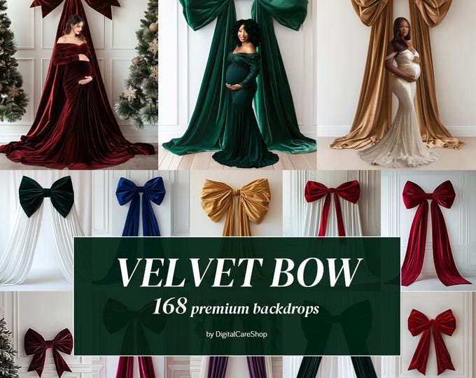 Big Bows Perfect for Backdrops, Wall Decor, Baby Nursery, Kids Rooms ...