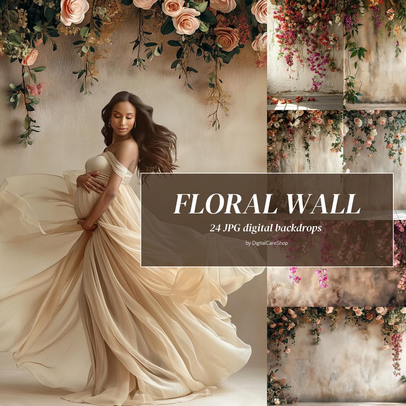 Floral Wall Backdrop - Etsy