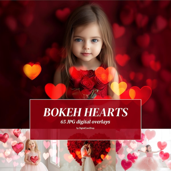 Bokeh Heart Hearts - Etsy