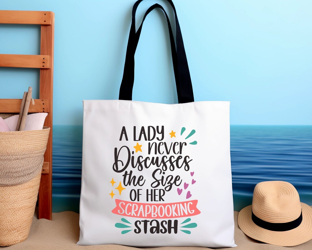 Scrapbooking Tote Bag, Scrapbook Supplies Polyester Bag, Crafting ...