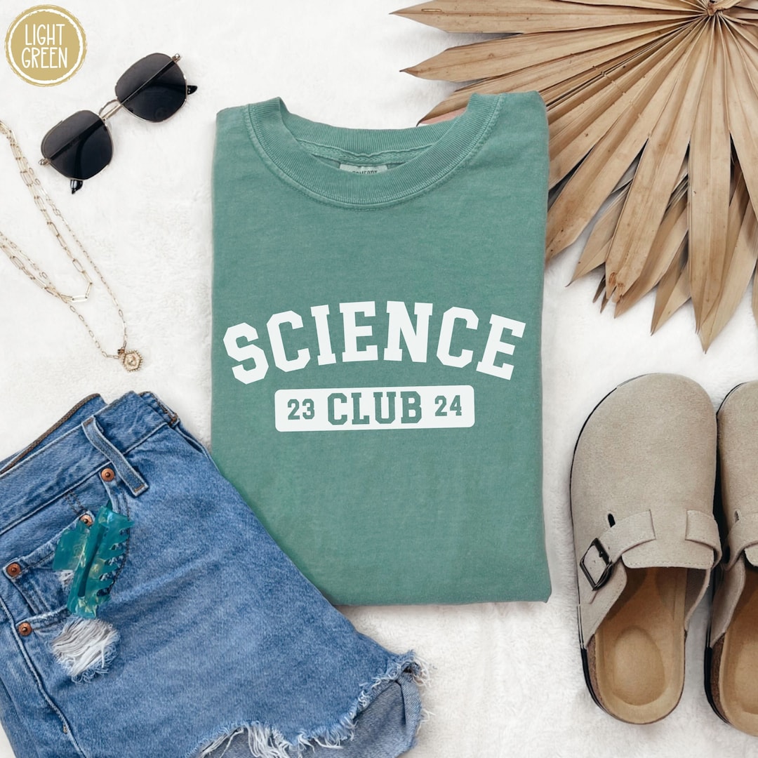 Comfort Colors® Science Club Shirt Custom School Year Scientist Tshirt ...