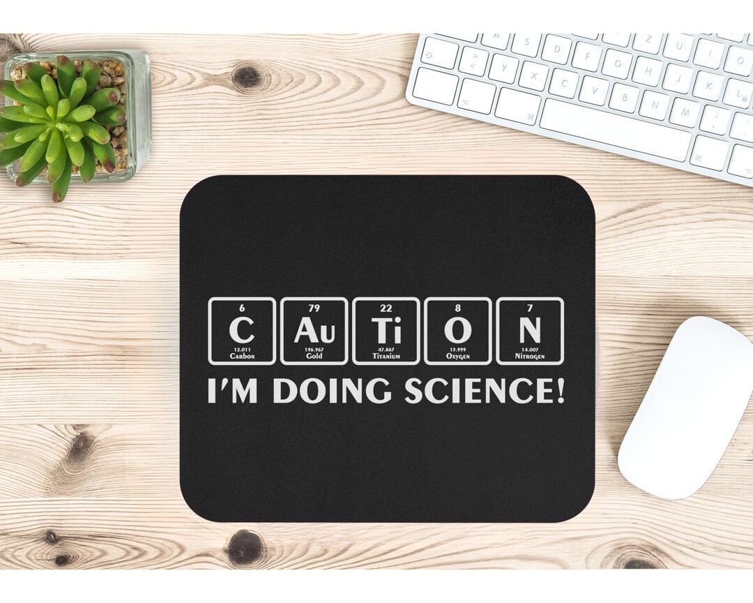 Funny Science Mouse Pad Rectangle Research Laboratory Gift for Biology ...