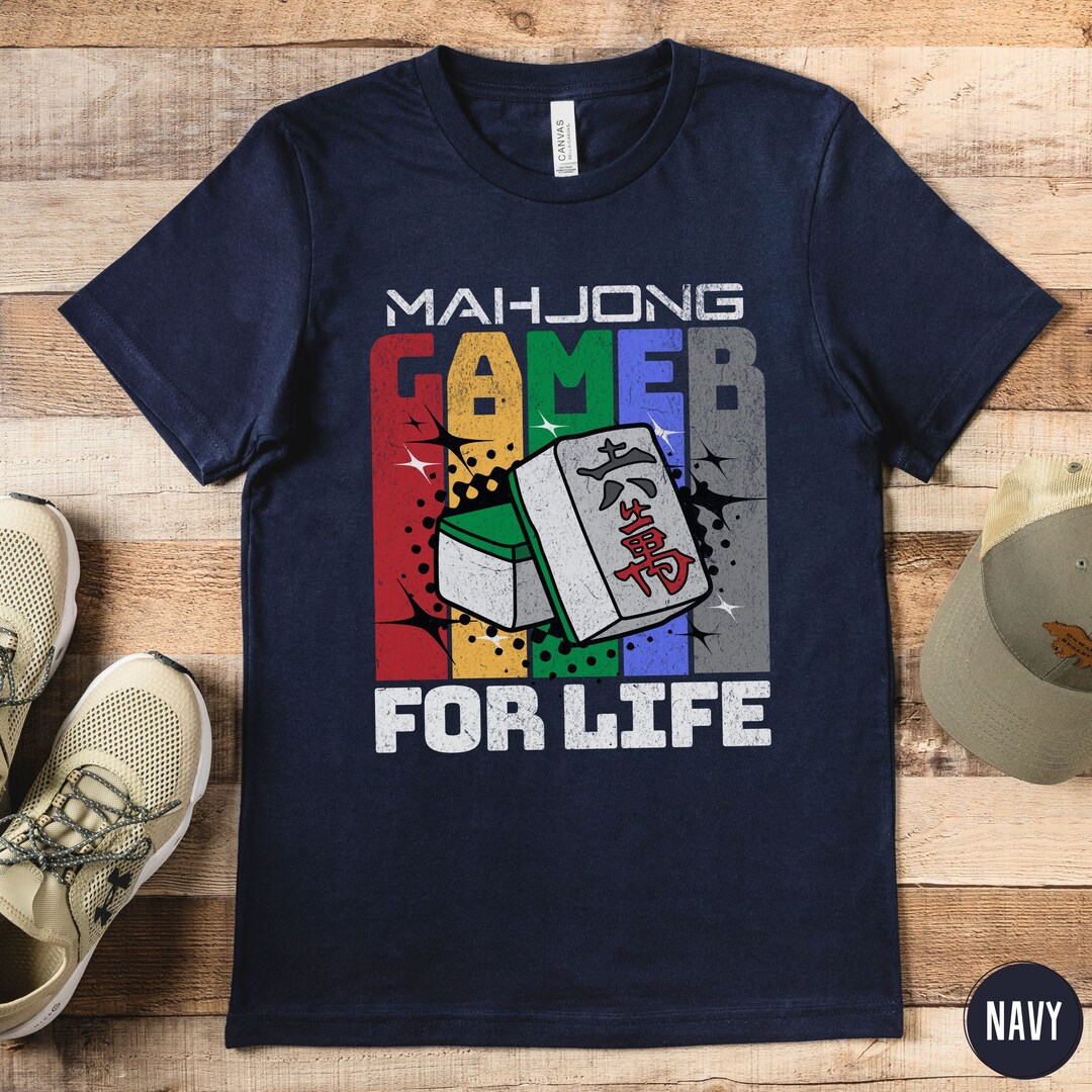 Mahjong Player Shirt, Mahjong Lover Gift, Funny Mahjong Tile Game Shirt ...