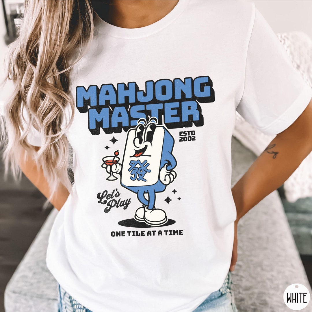 Mahjong Player Shirt, Mahjong Lover Gift, Funny Mahjong Tile Game Shirt ...