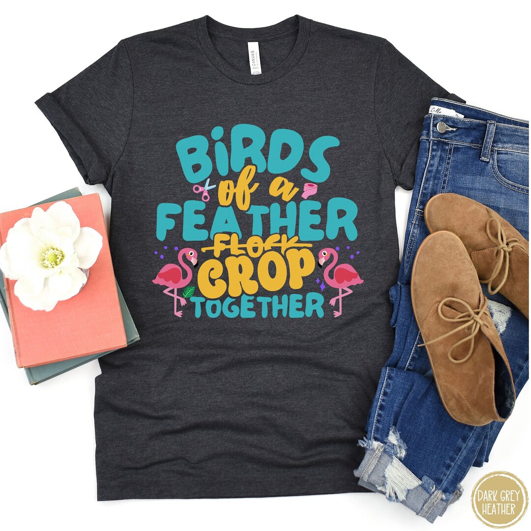 Group Scrapbooking Shirts, Flamingo Matching Scrap Booker Tshirt ...