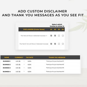 Professional Business Invoice Template for Google Sheets - Etsy