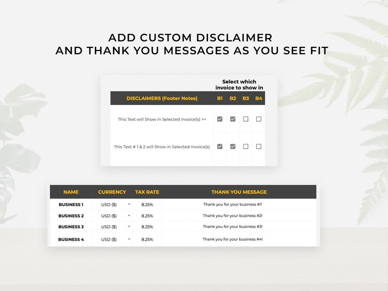 Professional Business Invoice Template for Google Sheets - Etsy