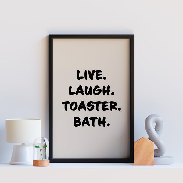 Funny Quote Print Typography Poster Quirky Wall Art Slogan Digital ...