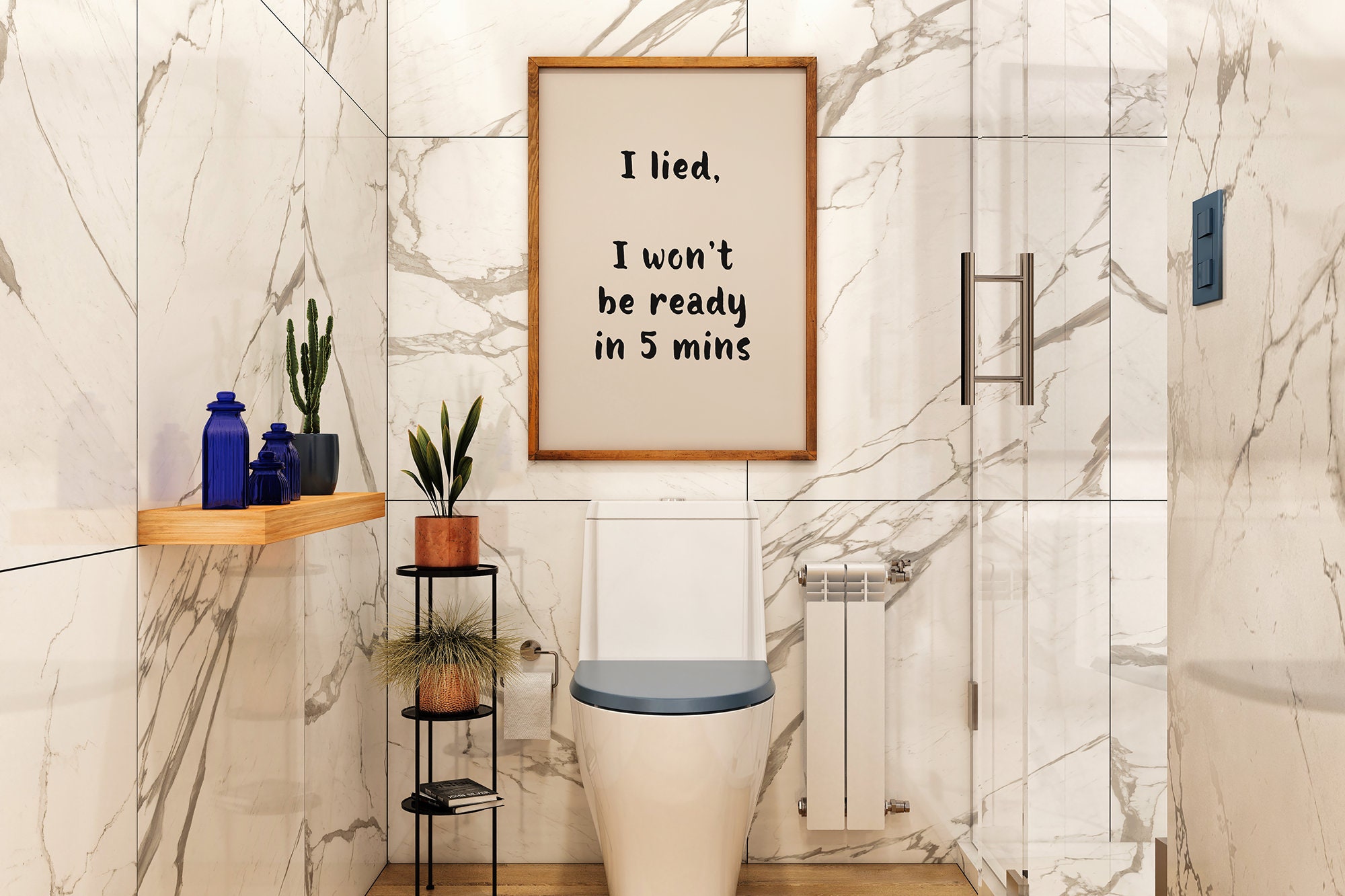 Funny Quote Print Typography Poster Quirky Wall Art Slogan Digital ...