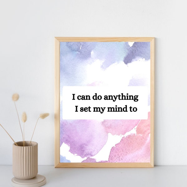 I Can Do Anything Poster - Etsy
