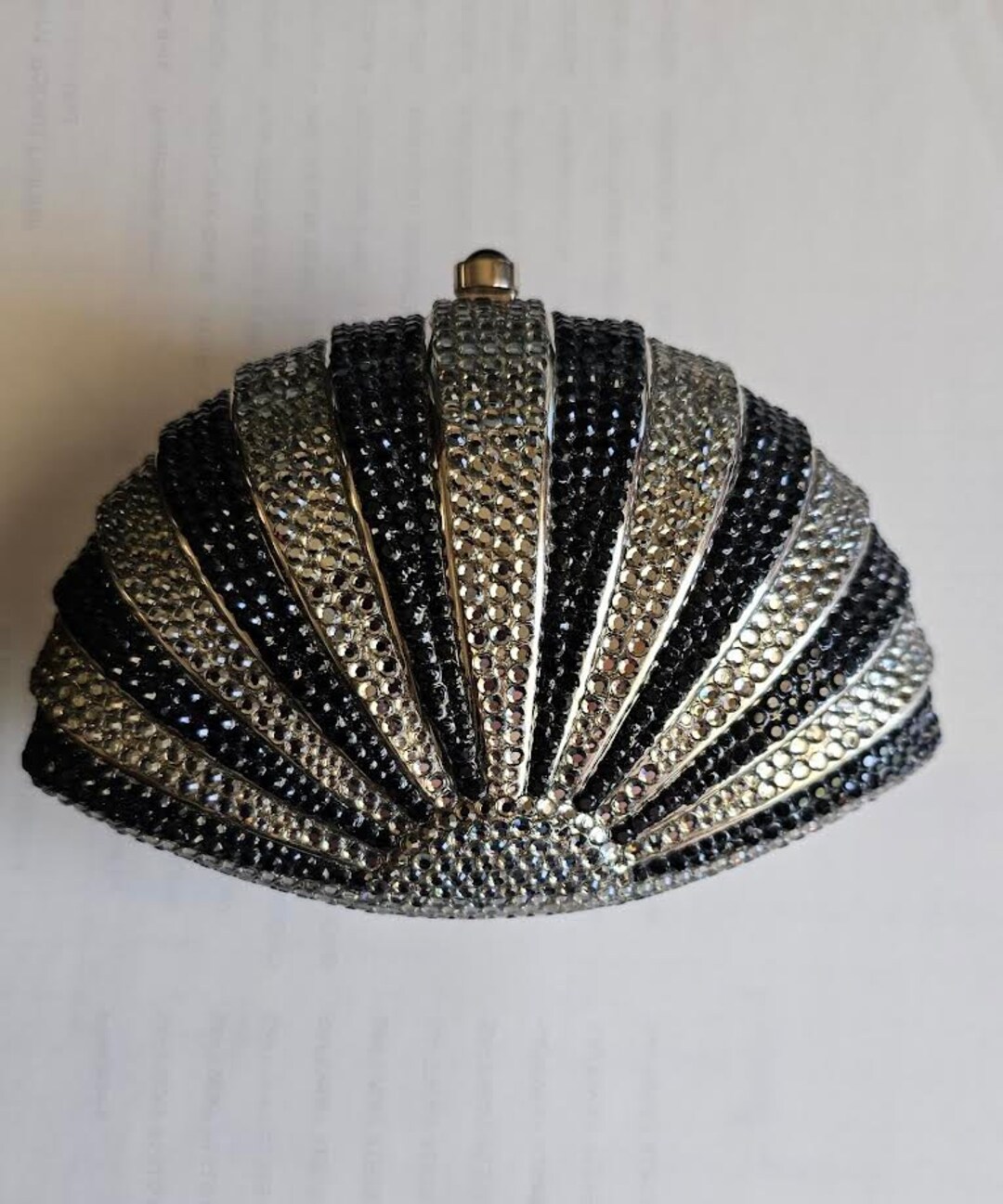 Crystal Clam Shell Clutch Purse - Etsy