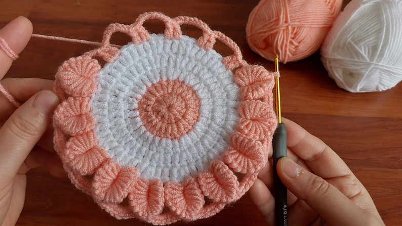 Lace Heart Crochet Coaster Pattern | Beginner Mug Rug PDF - Etsy