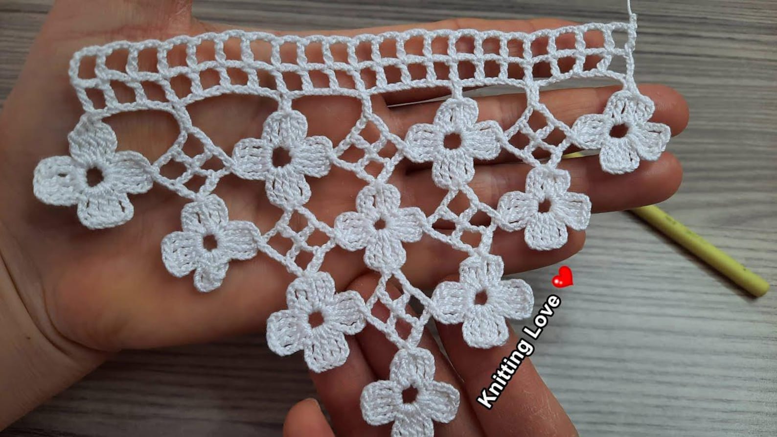 Crochet Flower Lace Pattern, Easy Motif Tutorial (PDF Download) - Etsy