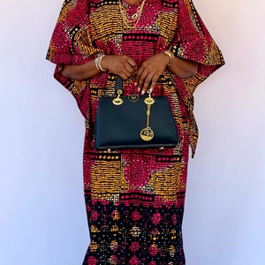 Well Stoned Bubu African Print Ankara Print Fitted Bubu With Stone Bubu ...