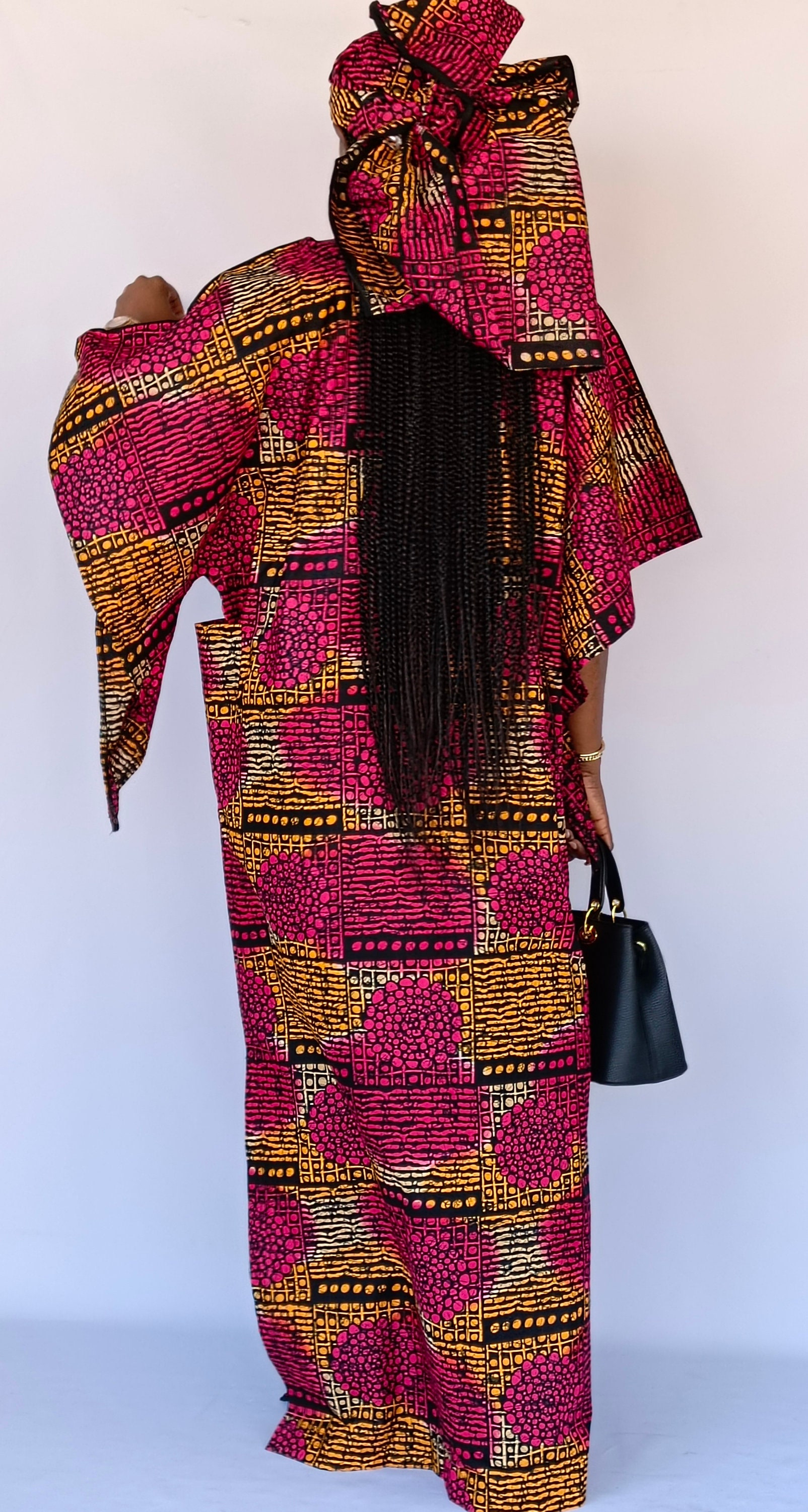 Well Stoned Bubu African Print Ankara Print Fitted Bubu With Stone Bubu ...