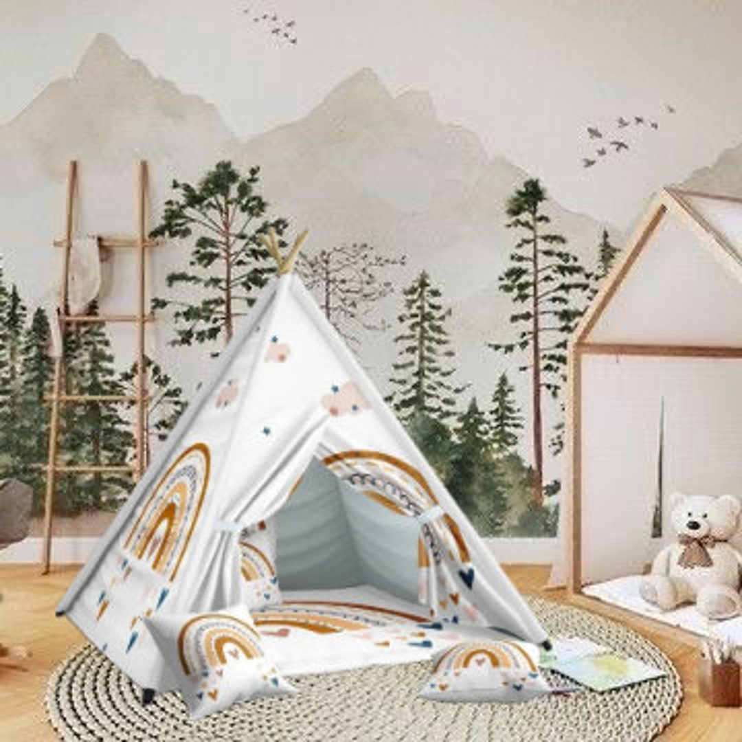 Kids Teepee Tent, Play Teepee, Teepee for Kids, Play Houses, Teepee ...