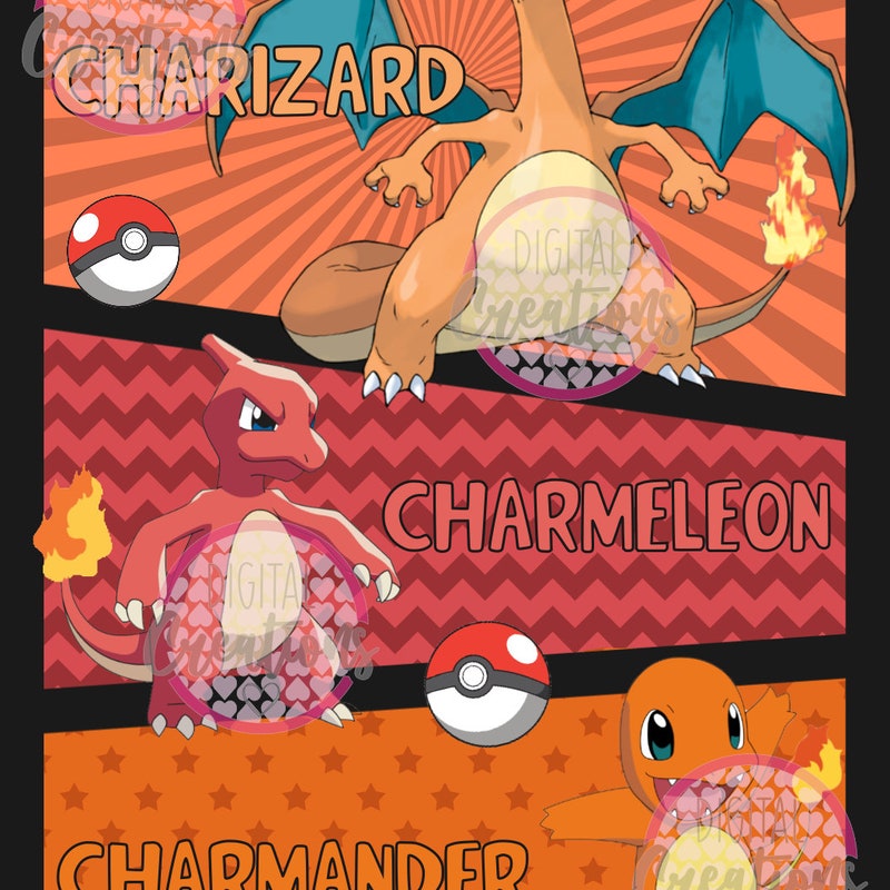Charmander Evolution - Etsy