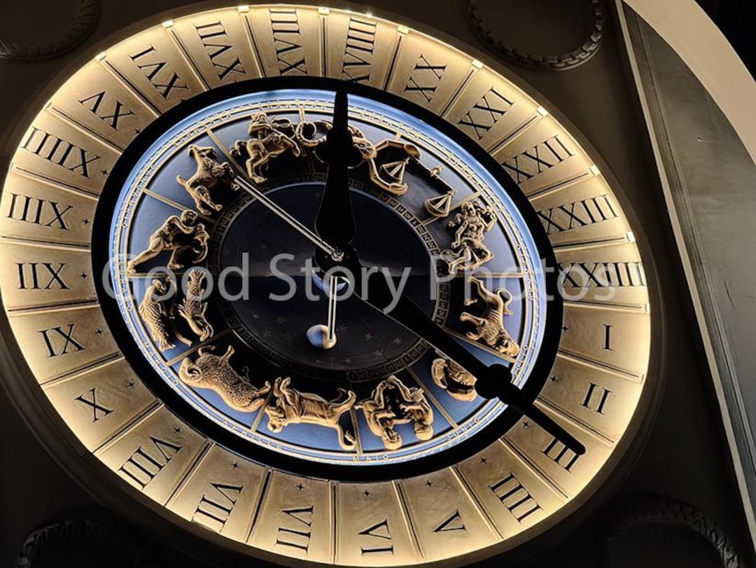 Clock at the Venetian Hotel, Las Vegas, Nevada, USA - Etsy