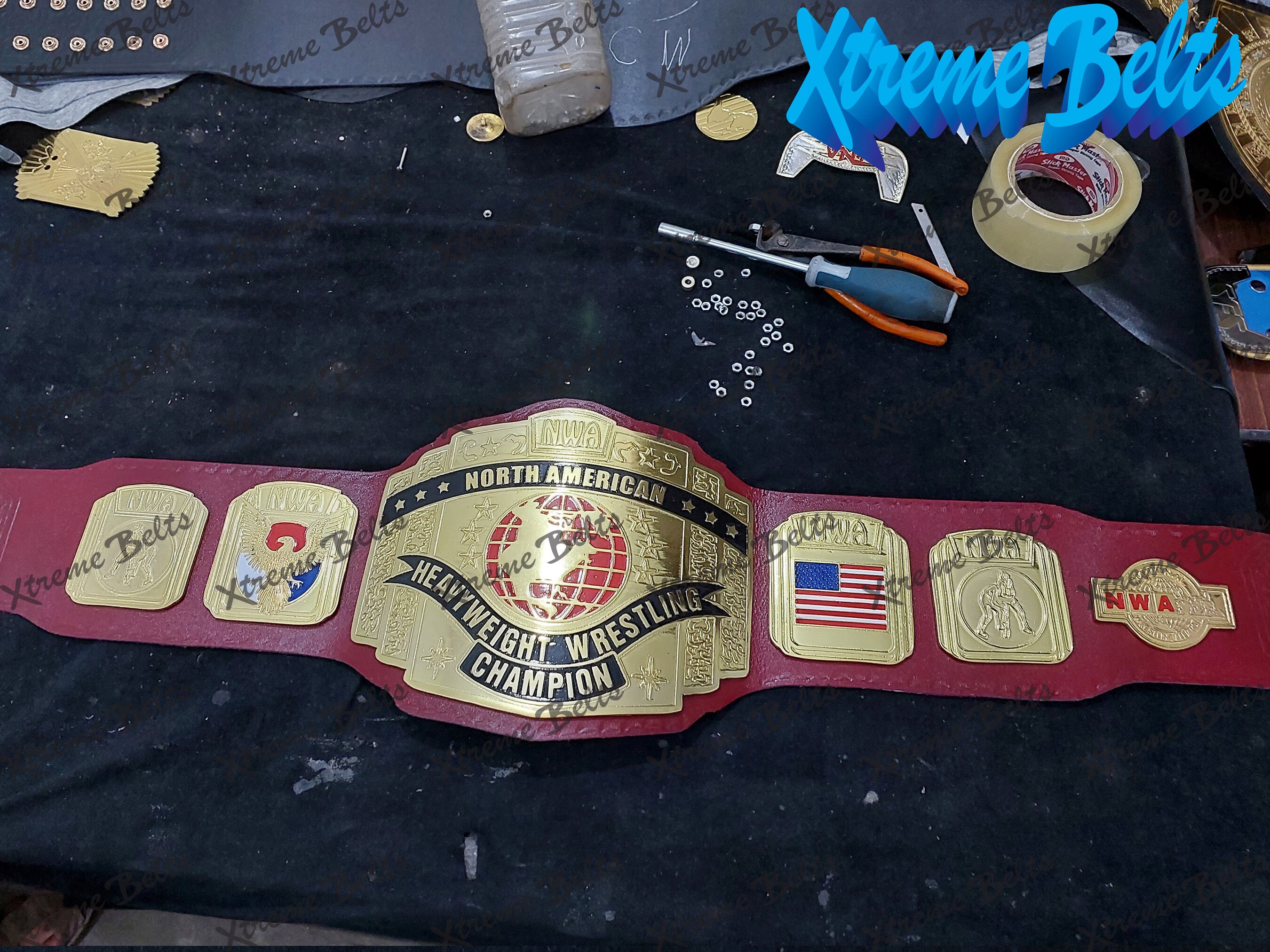 NWA North American Championship Replica Belt Premium Quality ...