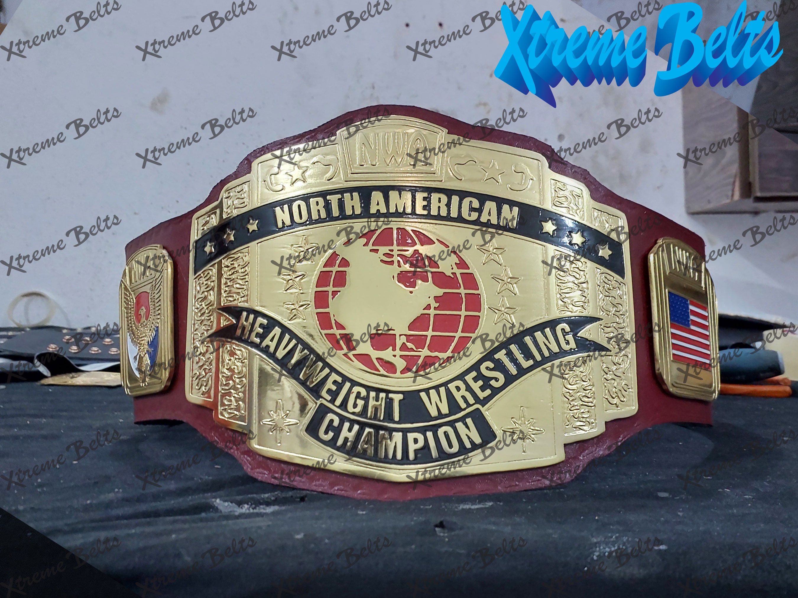 NWA North American Championship Replica Belt Premium Quality ...