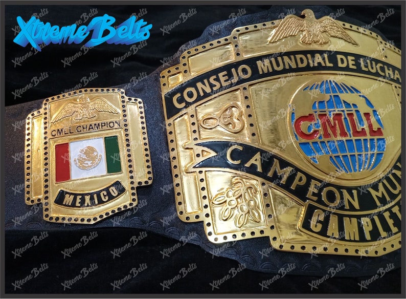 CMLL Mundial De Lucha Libre Championship Wrestling Belt - Etsy