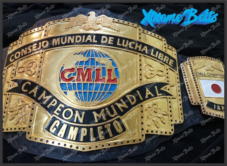 CMLL Mundial De Lucha Libre Championship Wrestling Belt - Etsy